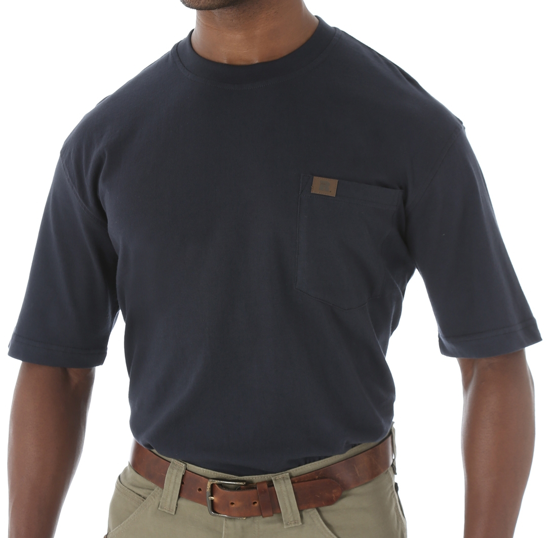 Wrangler RIGGS Workwear Pocket Short-Sleeve Tall T-Shirt for Men | Bass ...